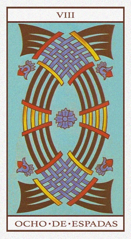 8 de Espadas - Arcanos Menores - Alicia Galván